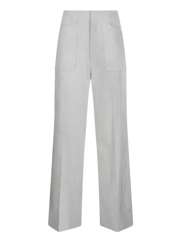 SANDBEIGE Side-pockets Trousers - Neutrals