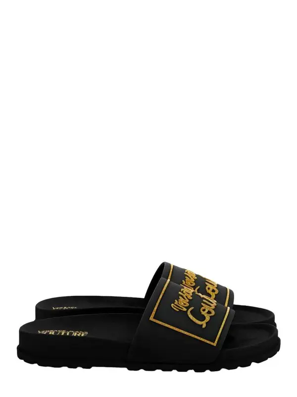 Versace Shelly Slides - Black