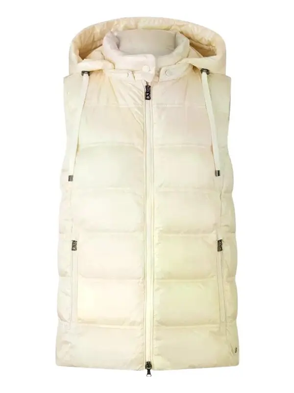 Bogner Liddy Detachable-hood Quilted Gilet - Neutrals
