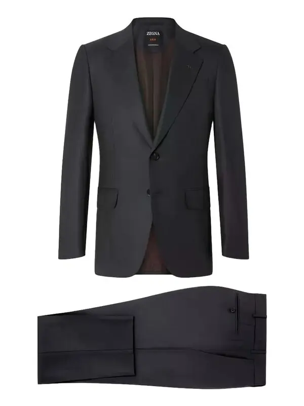 Zegna Centoventimila Wool Suit - Grey