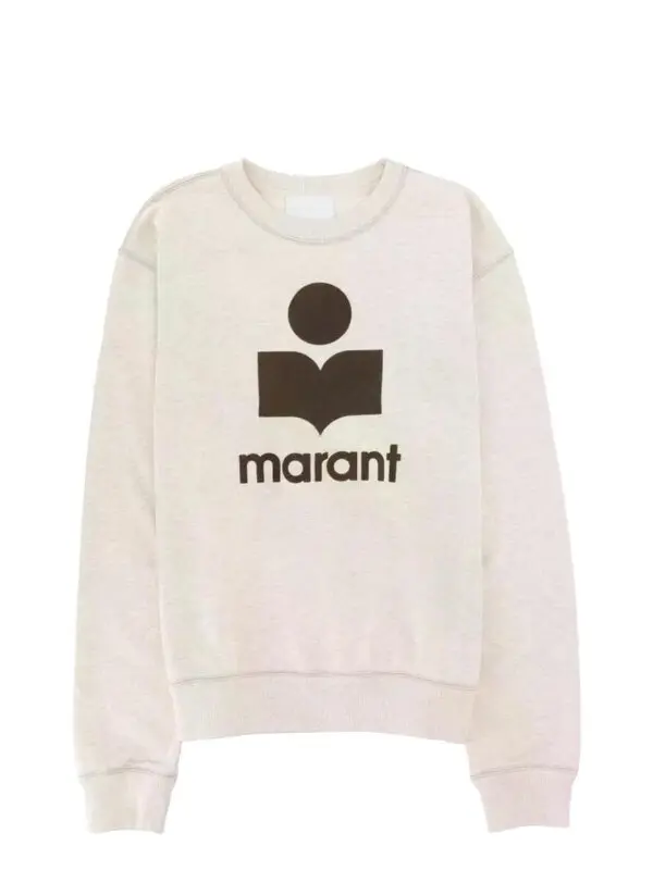 MARANT Mikoy Crew-neck Sweatshirt - Neutrals