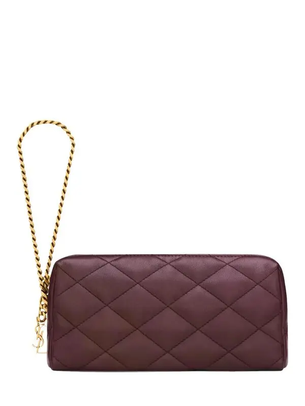 Saint Laurent Cassandre Clutch - Purple