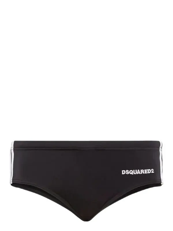 Dsquared2 Drawstring Swim Trunks - Black