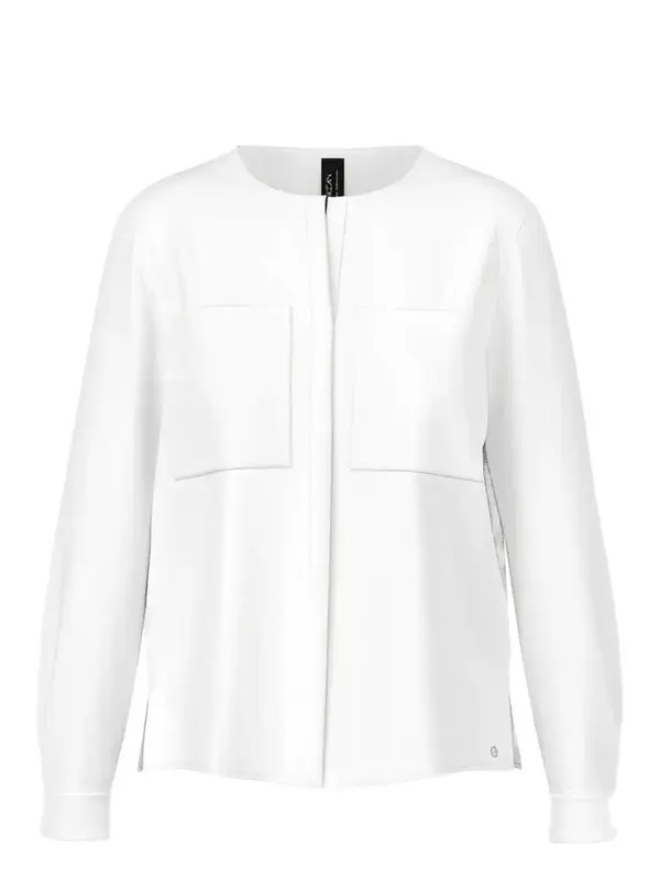 MARCCAIN Chest-pocket Blouse - White