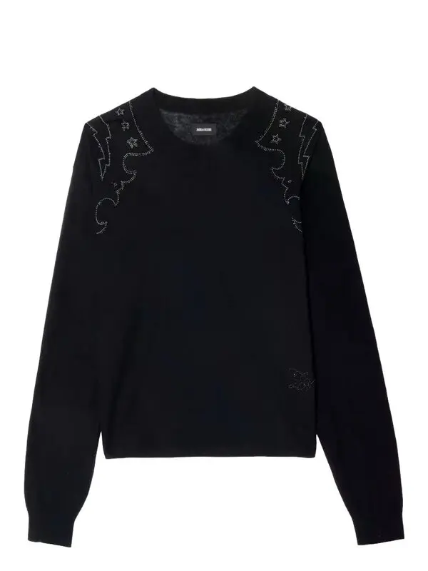 Zadig&Voltaire Swapy Cashmere Sweater - Black