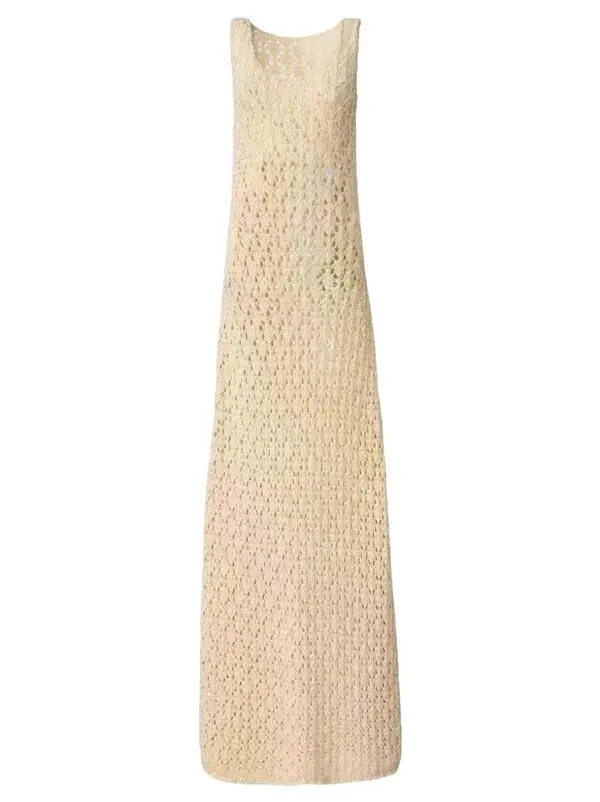Fabiana Filippi Knitted Maxi Dress - Neutrals