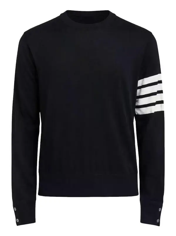 Thom Browne 4-stripe Sweater - Blue