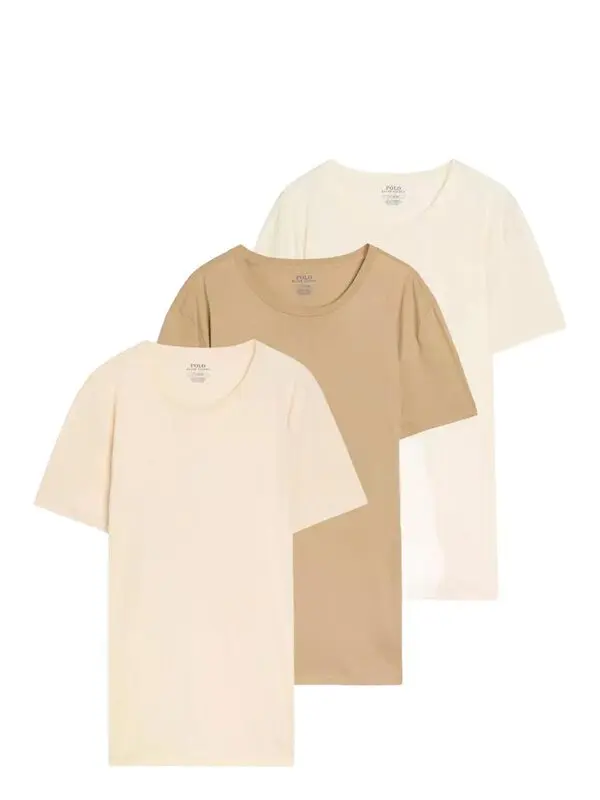 Polo Ralph Lauren Logo-embroidered T-shirt - Neutrals