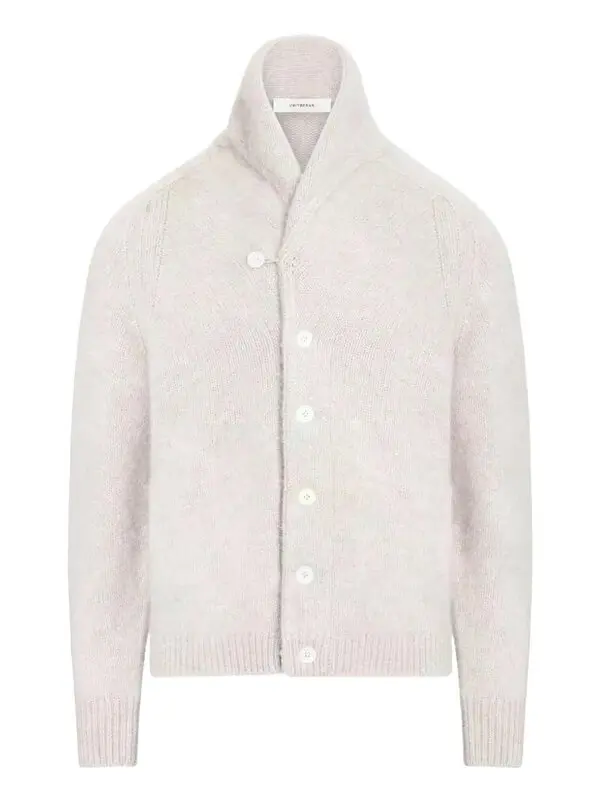 UMIT BENAN Montana Buttoned Knitted Cardigan - Neutrals