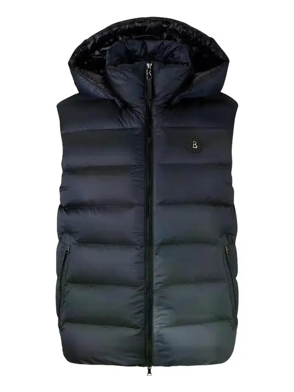Bogner Padded Hooded Gilet - Blue