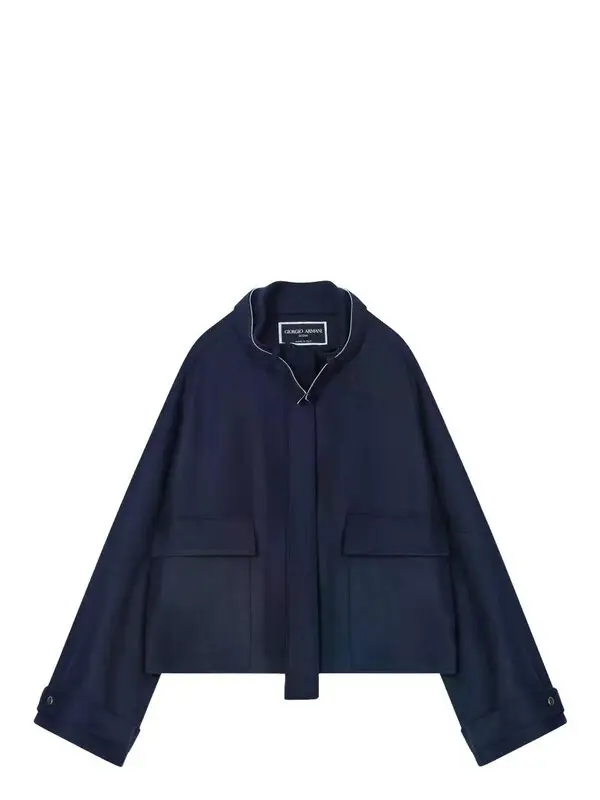 Giorgio Armani Patch-pocket Jacket - Blue