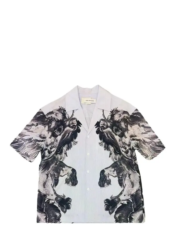 FENG CHEN WANG Printed Shirt - Blue