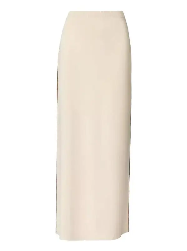 Fabiana Filippi Side-slit Maxi Skirt - Neutrals