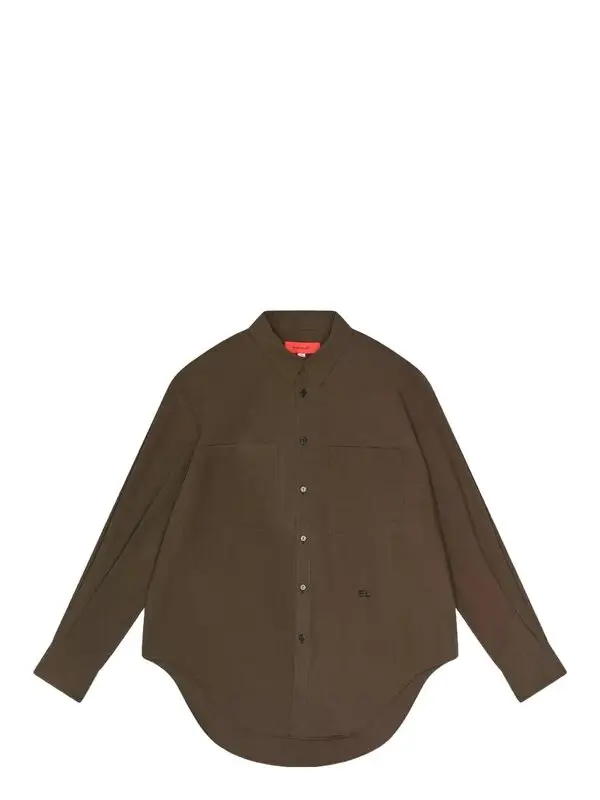 Eckhaus Latta Button-down Shirt - Brown