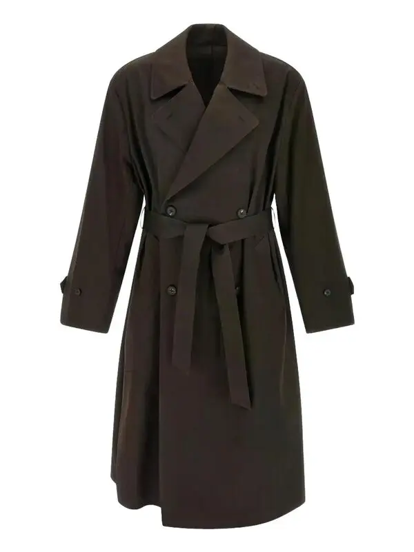 STEIN Double-breasted Trench Coat - Brown