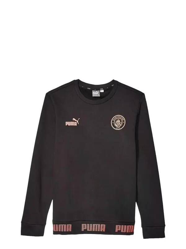 PUMA Manchester City Logo-detail Sweatshirt - Black