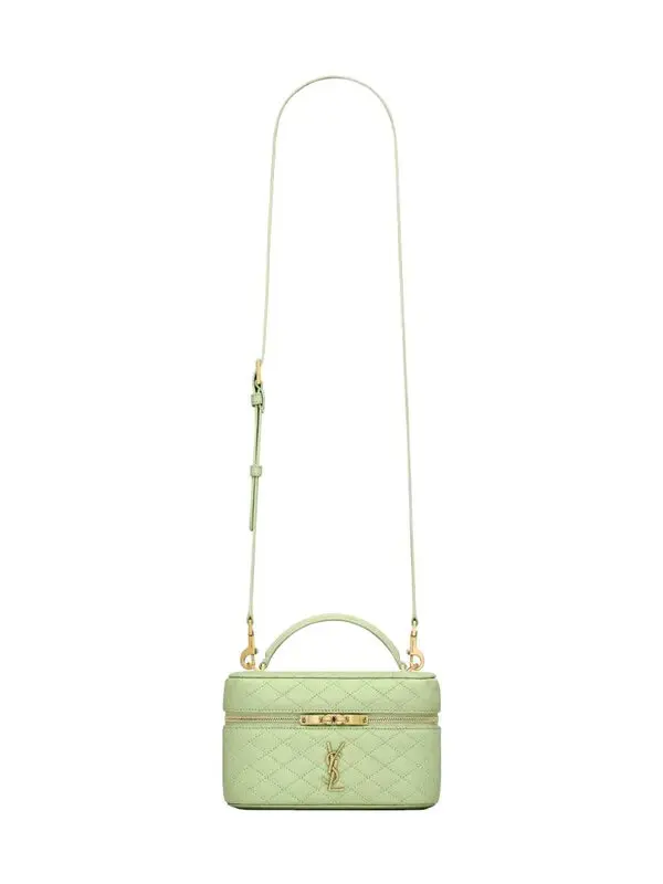 Saint Laurent Gaby Vanity Bag - Green