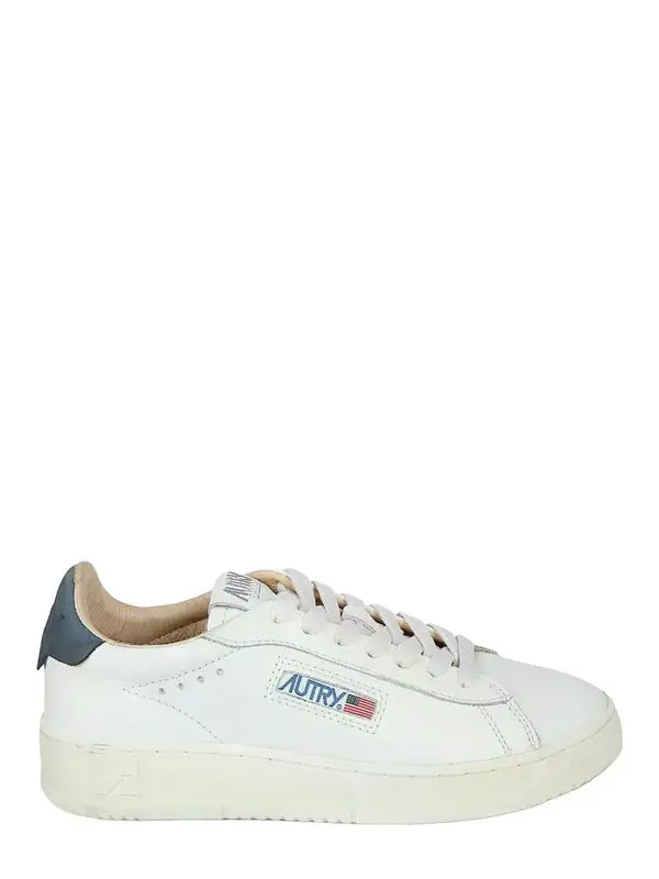 AUTRY Dallas Low Logo-patch Sneakers - White