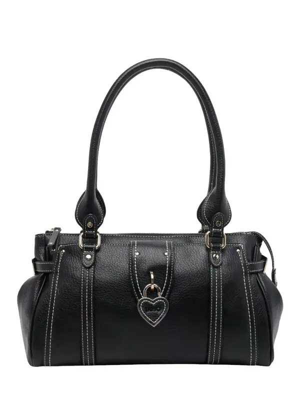 Liu Jo Heart Charm Shoulder Bag - Black