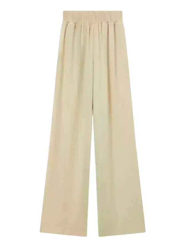 JOSEPH Nour Wide-leg Trousers - Neutrals