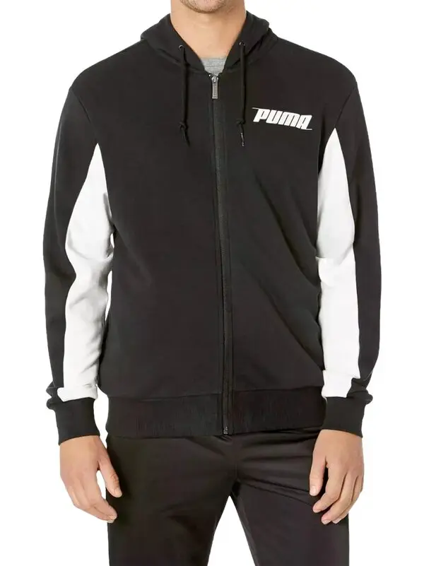 PUMA Zip-up Hoodie - Black