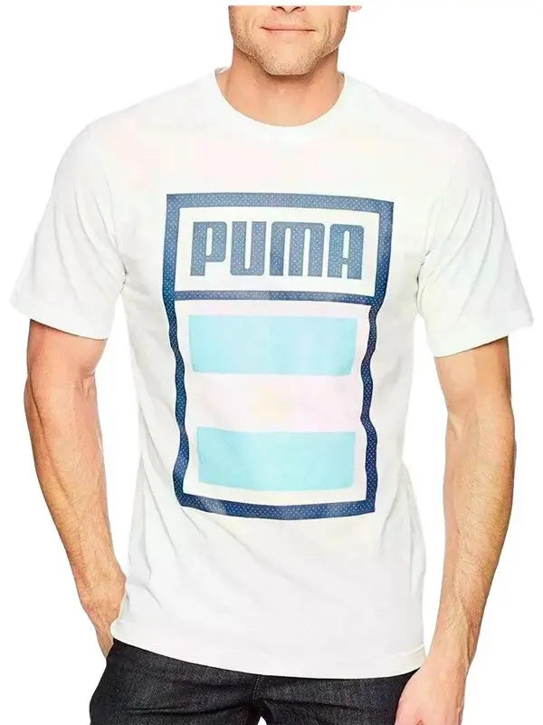 PUMA Forever Football Graphic T-shirt - White