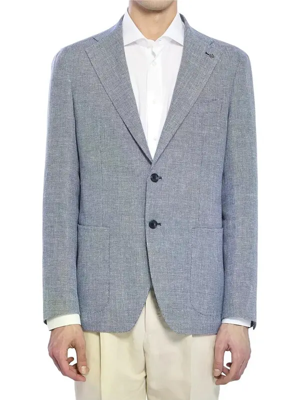 Tagliatore Classic Lapel Two-button Jacket - Blue