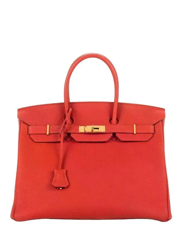 Hermès 35 Birkin Handbag - Red