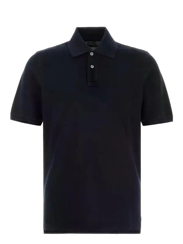 Fedeli Piquet Polo Shirt - Blue