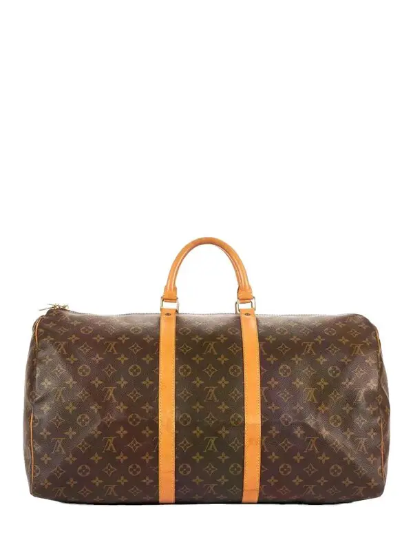 LOUIS VUITTON Keepall 55 Duffle Bag - Brown