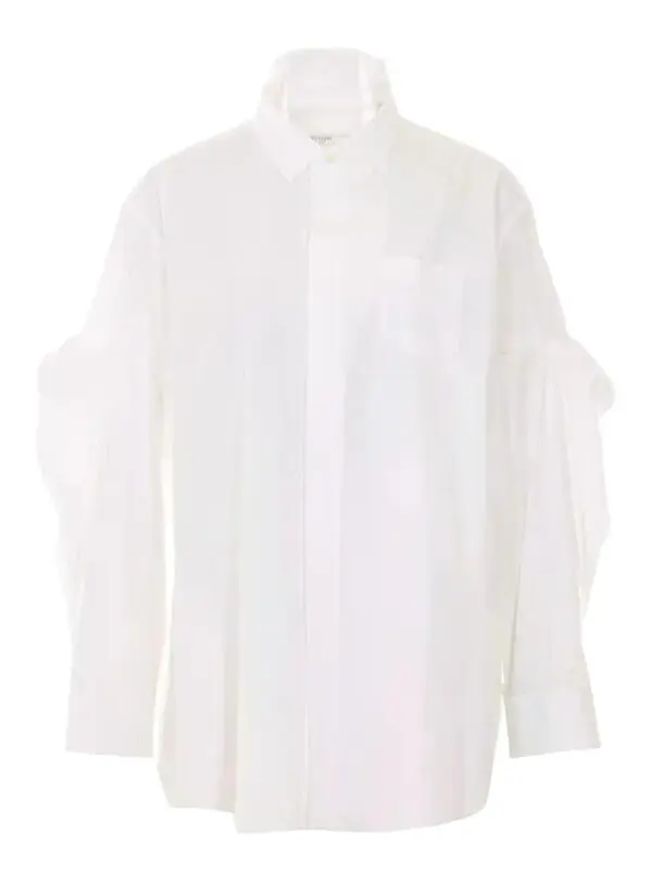Sacai Frontal Buttons Oversized Shirt - White