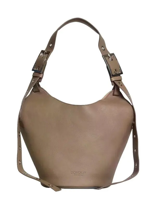 DONDUP Small Leather Tote Bag - Neutrals