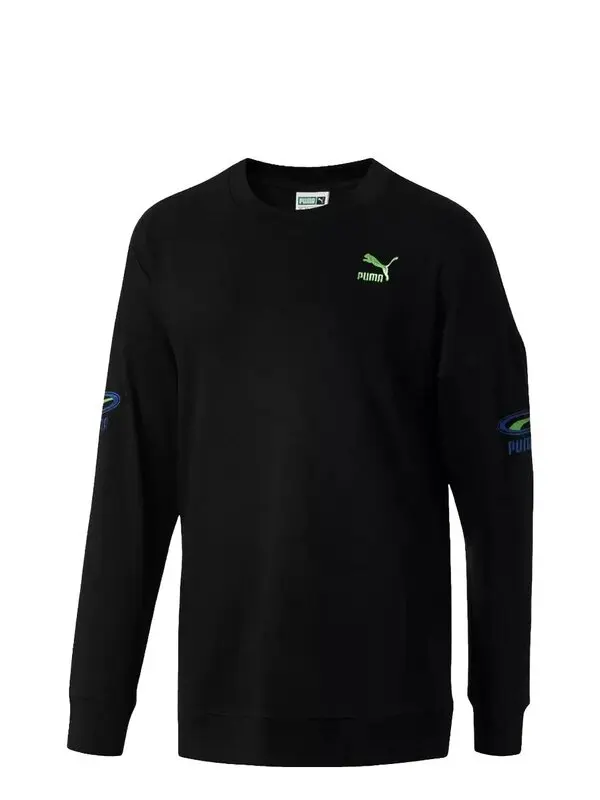 PUMA Crew-neck Sweatshirt - Black