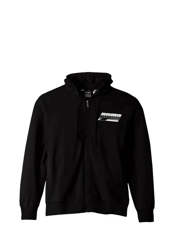 PUMA Rebel Zip-up Hoodie - Black