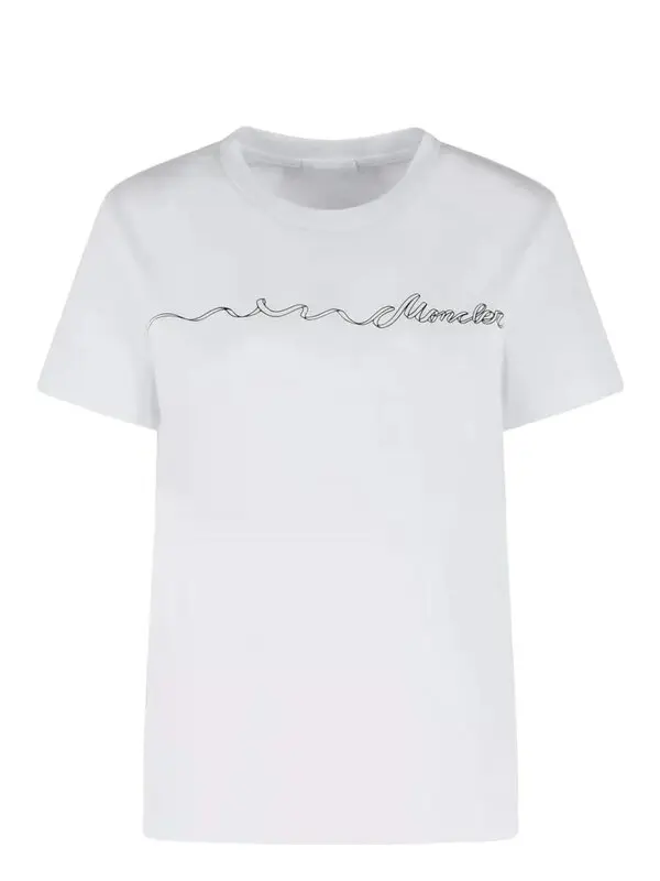 Moncler Logo-patch T-shirt - White