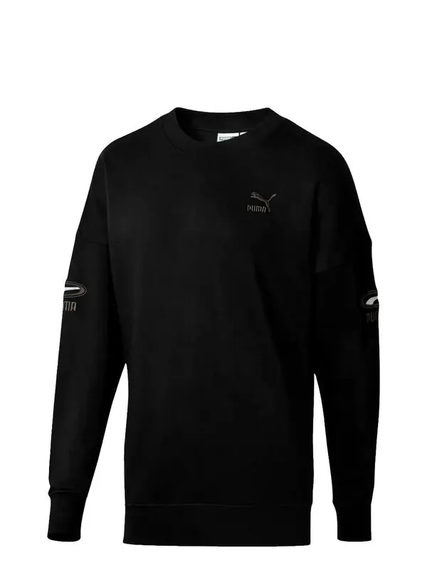 PUMA Crew-neck Sweatshirt - Black