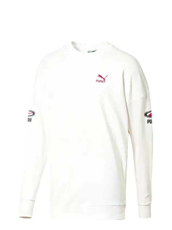 PUMA Crew-neck Sweatshirt - White