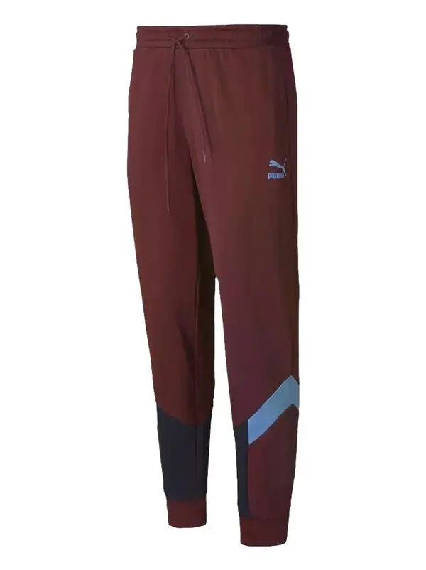 PUMA Manchester City Fc-logo Tracksuit Bottoms - Red