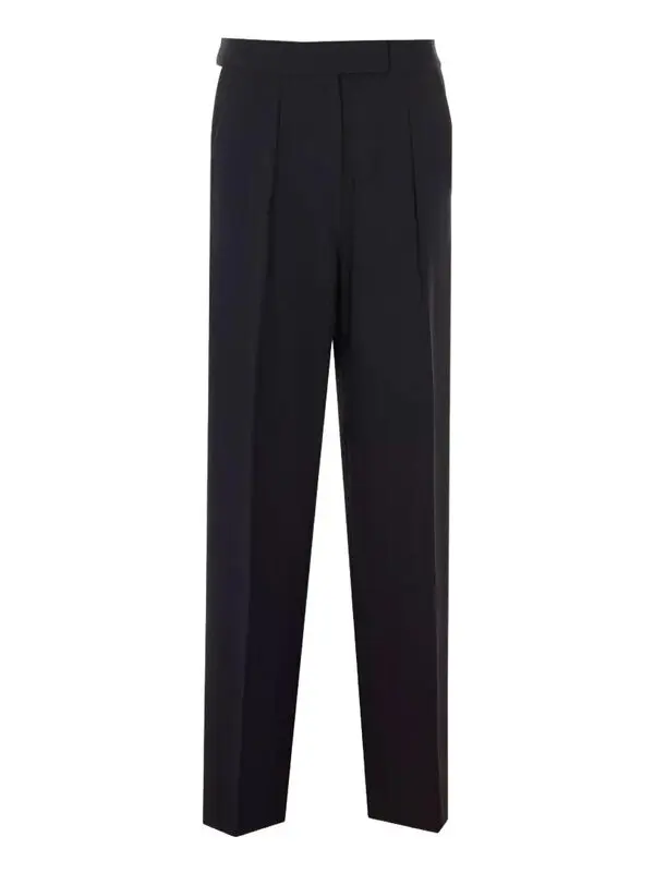 Patrizia Pepe Wide-leg Tailored Trousers - Blue