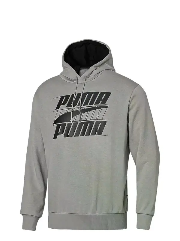 PUMA Printed Hoodie - Grey