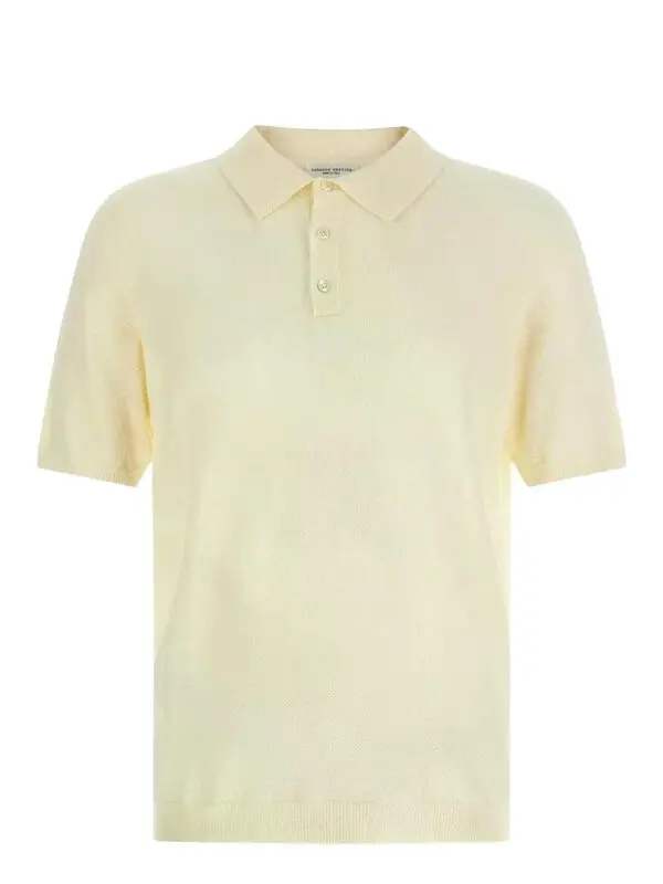 ROBERTO COLLINA Buttoned Polo Shirt - Neutrals