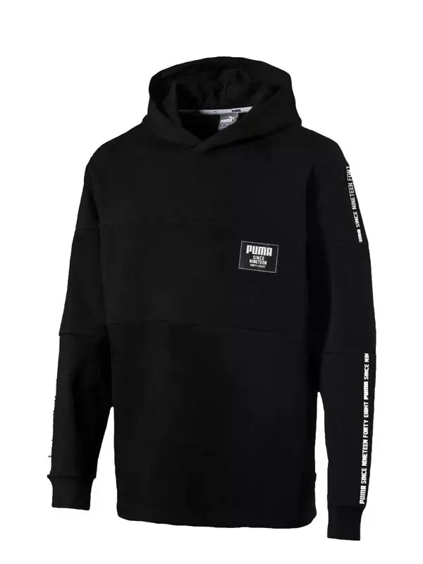 PUMA Hoodie With Patch - Black