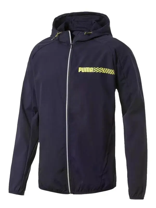PUMA Tec Sports Hooded Windbreaker - Blue