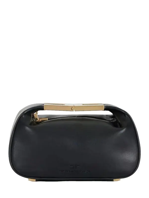 Elisabetta Franchi Logo Mini Bag - Black