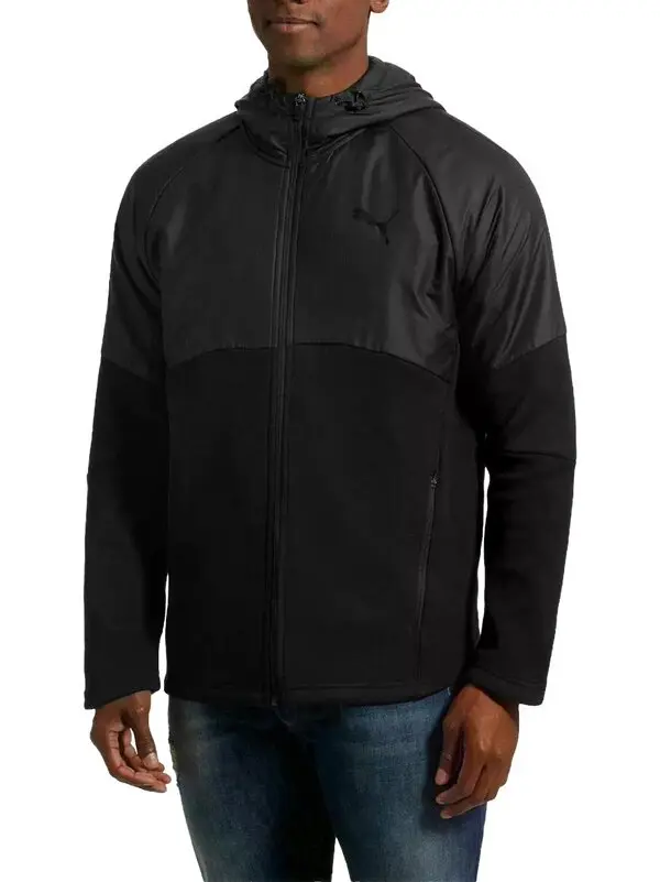 PUMA Evostripe Full-zip Hoodie - Black
