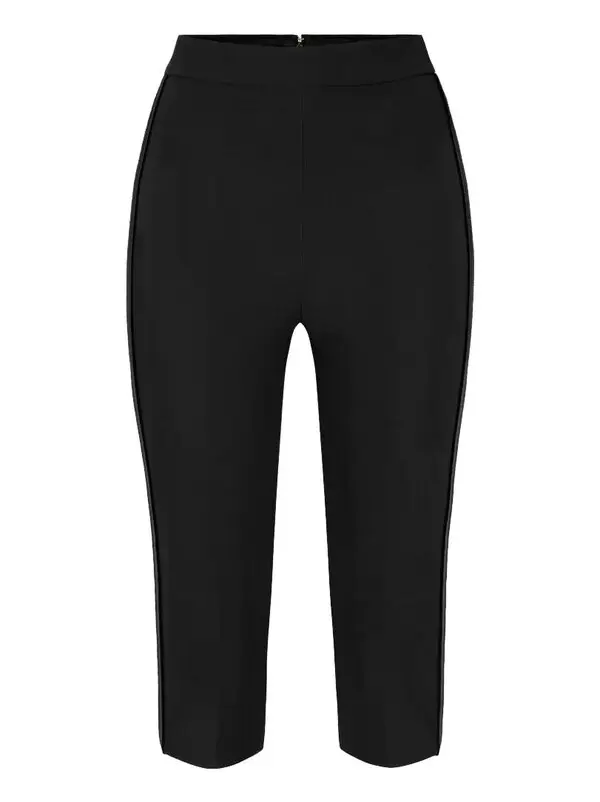Elisabetta Franchi Crop Trousers - Black
