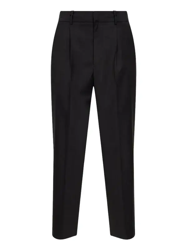 PT TORINO Pleated Trousers - Black