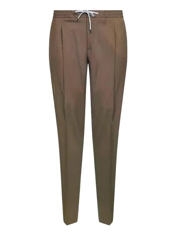 PT TORINO Drawstring Trousers - Brown