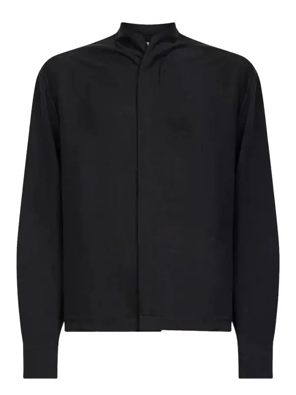 COSTUMEIN Buttoned Shirt Jacket - Black