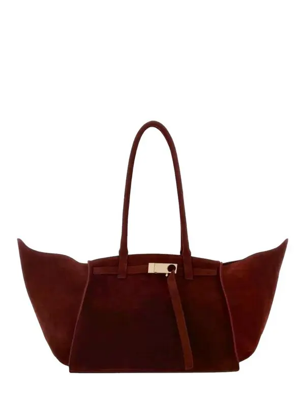 Benedetta Bruzziches Tiziano Mame Suede Tote - Red